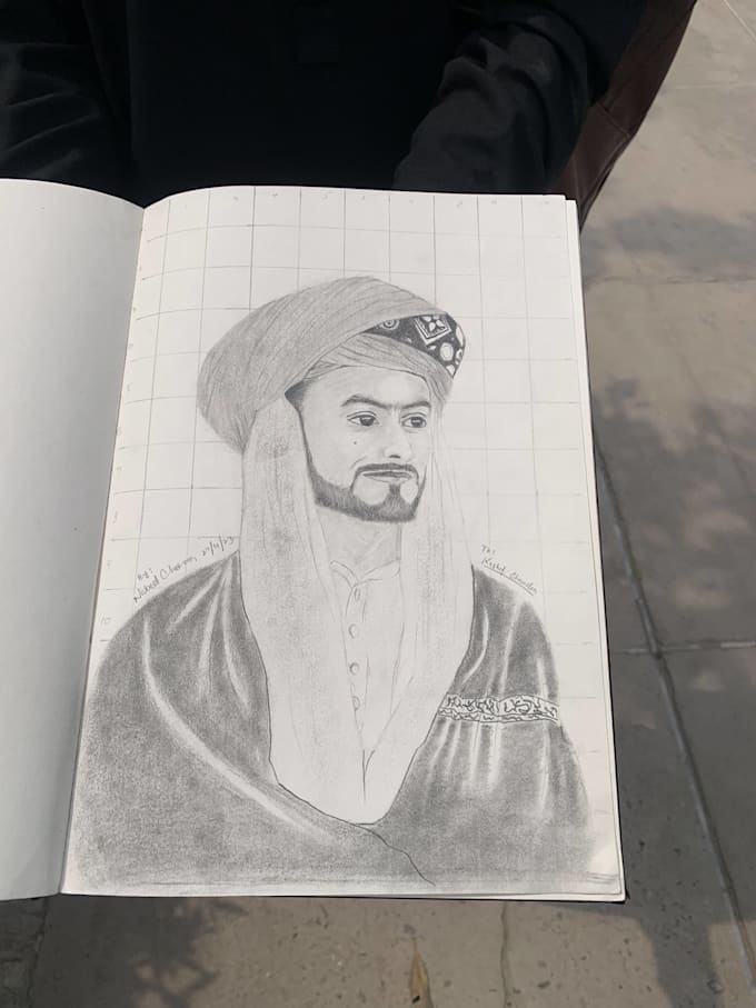 Pencil sketches and portraits by Nabeel_cheema | Fiverr