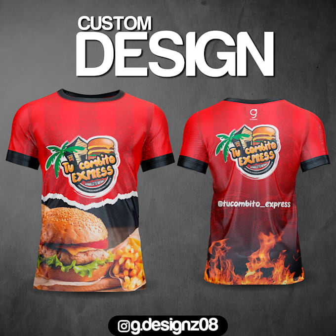 Diseño de jerseys y franelas sublimadas by Gdesignz2208 | Fiverr