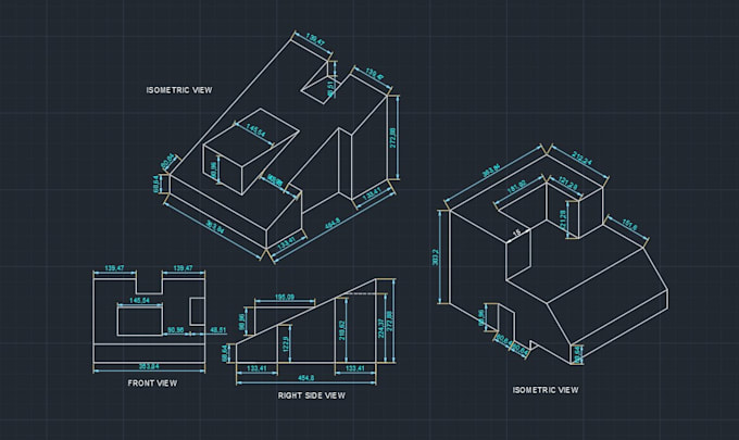 Draft 2d drawings in autocad in detail by Antonys12 | Fiverr