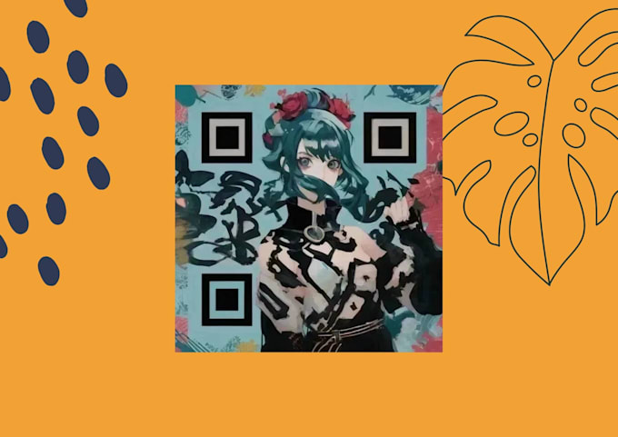 Make a custom artistic qr codes by Creativeconcep | Fiverr