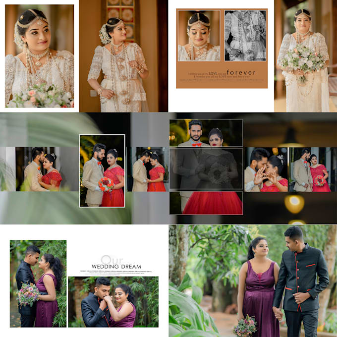 Do professional preshoot album and wedding album design by Pixler ...