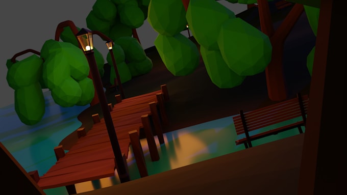 Model 3d game ready objects using blender by Knrcart | Fiverr