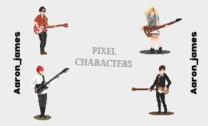 Draw stunning 8 bit pixel art, 16 bit pixel sprite, character, game ...