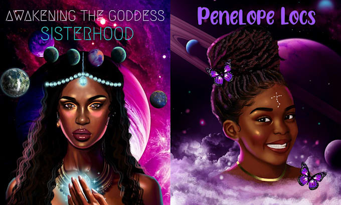 Create beautiful african character for book cover by Rubyy_draws | Fiverr