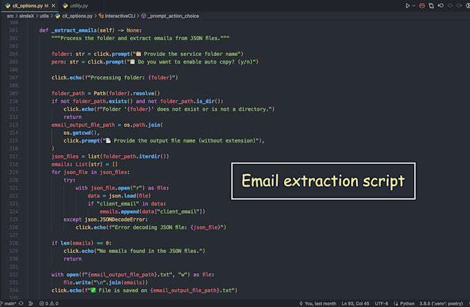 Write custom python scripts for your specific needs by Mnobin | Fiverr Write custom python scripts for your specific needs by Mnobin | Fiverr
