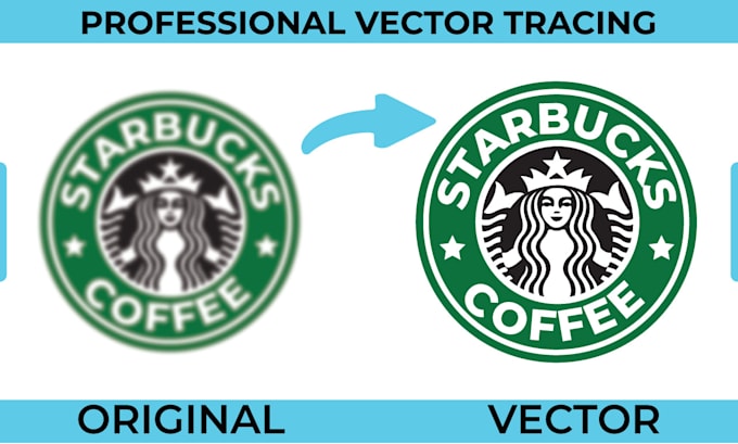 Vector tracing or redraw recreate logo, image and sketch manually by Antor_graphic | Fiverr