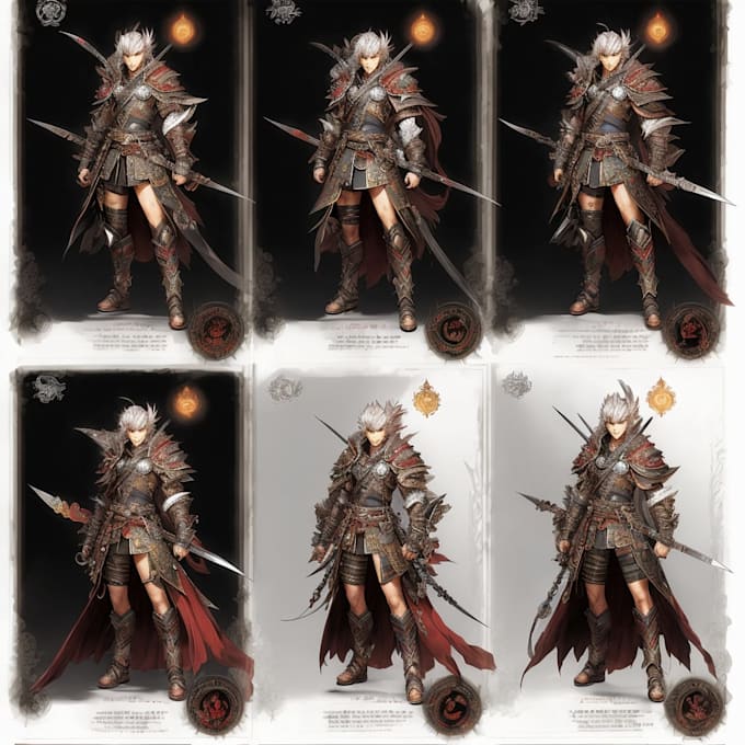 Create a character for your manga,anime,fanfic by Saitoagiota | Fiverr