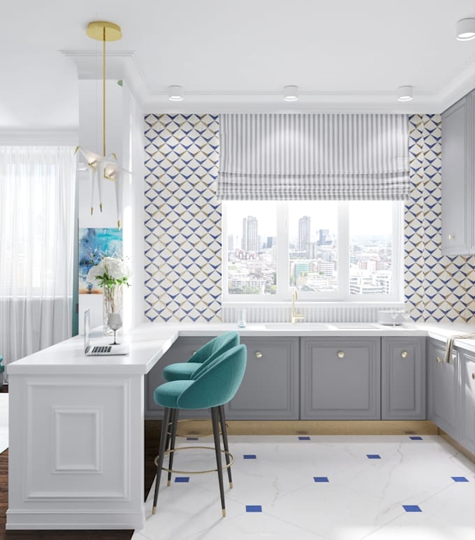 Do a 3d visualization of interior with individual approach by Dmitry ...