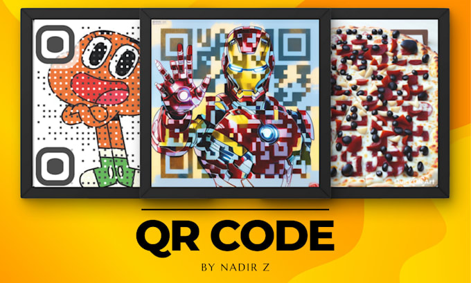 Create custom qr code design with your logo or your picture by ...
