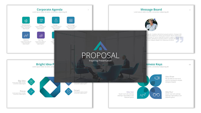 Design custom powerpoint master template or presentation by Saba993 ...