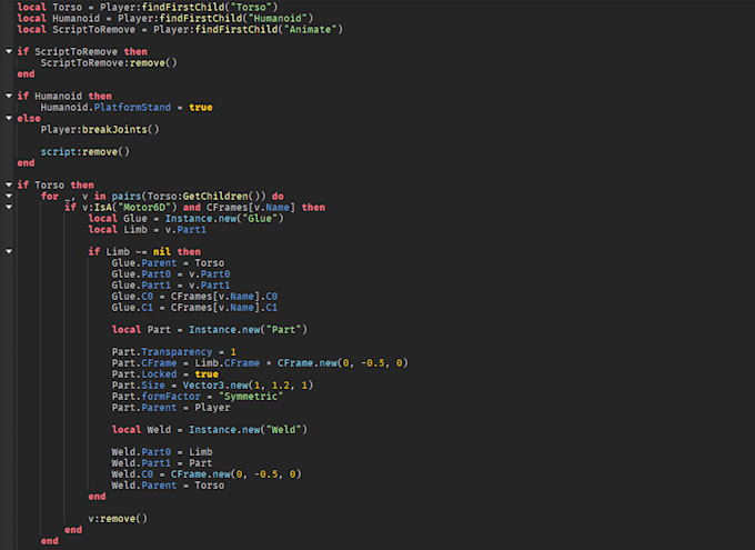 Make you a script for your roblox game by Elliothailst596 | Fiverr