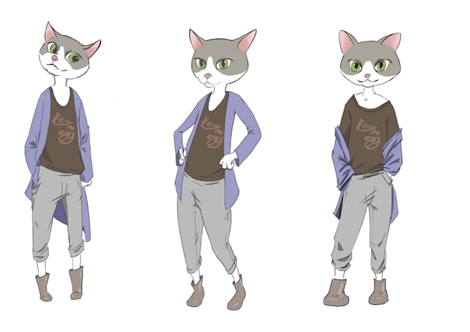 Draw some cartoon style characters and scene illustrations by Litfox88 ...