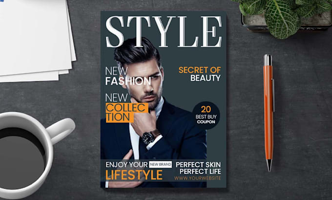 Design professional eye catchy magazine cover within 8 hours by ...