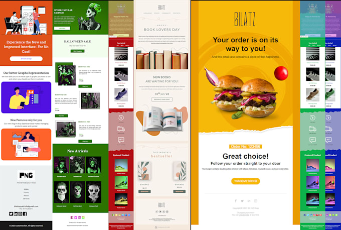 Design a responsive html email template, mailchimp, and newsletter by ...