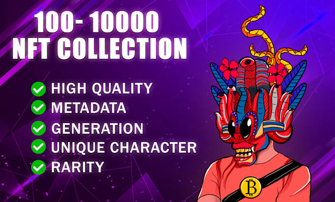 Design unique nft art and generate collection by Dumidu_fly | Fiverr