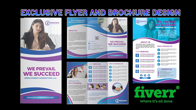 Do exclusive flyer and brochure design by Shamim2048 | Fiverr