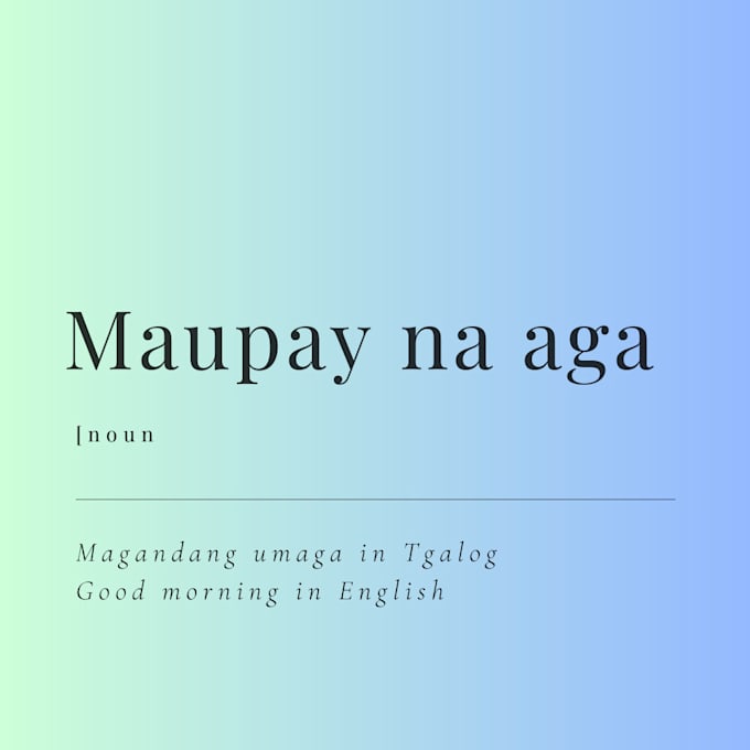 Translate english to tagalog or waray and vice versa by Daisycatibog ...