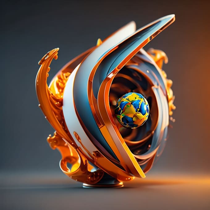 Make a 3d logo that will make your brand stand out by Aali2004 | Fiverr