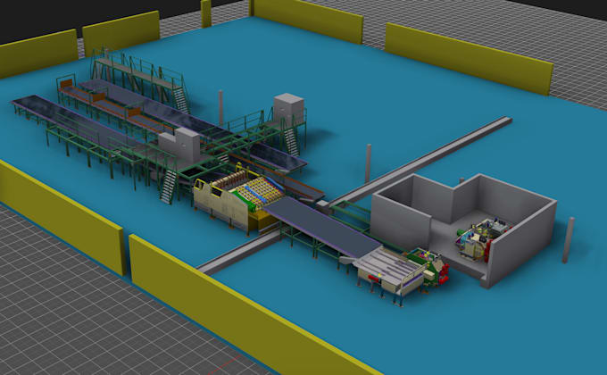 Design industrial machinery, factory layouts and diagrams by Mechatoine ...
