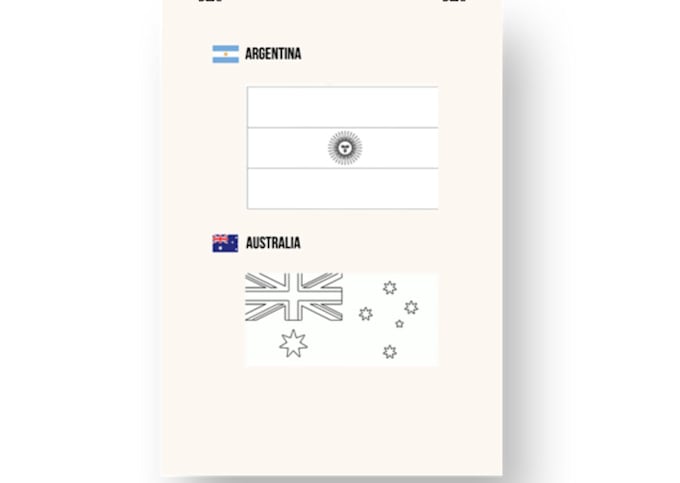 Offer flags book to color it by Ghita_atini | Fiverr