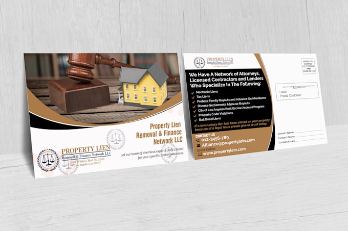 Design professional real estate postcards, eye catching flyers, direct ...