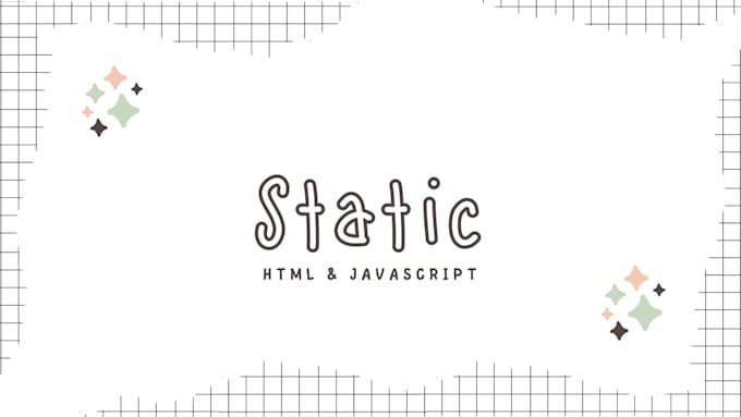 Make a static portfolio web page by Samko5sam | Fiverr