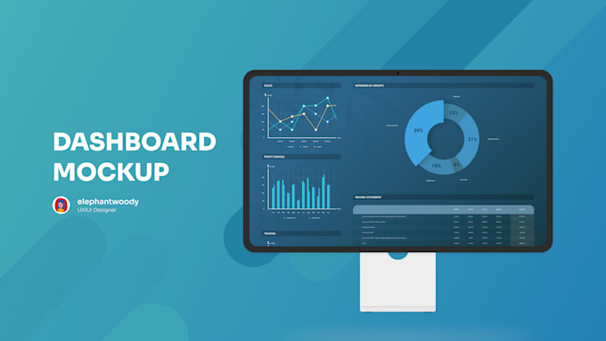 Design eye catching and accessible dashboard by Elephantwoody | Fiverr