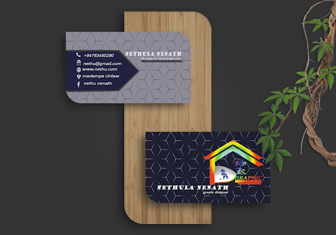 Provide professional business cards design services with a qr code by ...