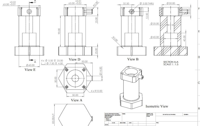 3d Models And 2d Drawings In Solidworks Catia And Nx By Cuparchitectue