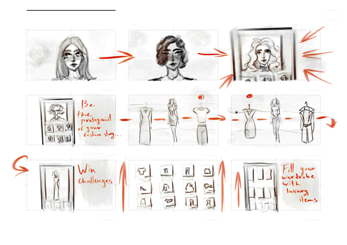 Draw storyboards for your project by Anyaebel | Fiverr