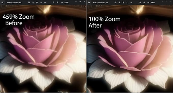 Ai upscale your image at or under 1000px into 8192x8192 hd wallpaper masterpiece by Jonjargaa ...