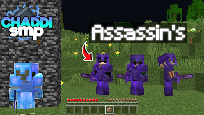 Create minecraft youtube thumbnail by Remmyabyss | Fiverr