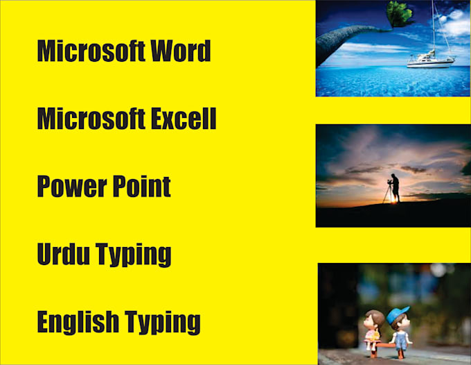 Do microsoft office word, excell, urdu typing etc by Mastersahib437 ...