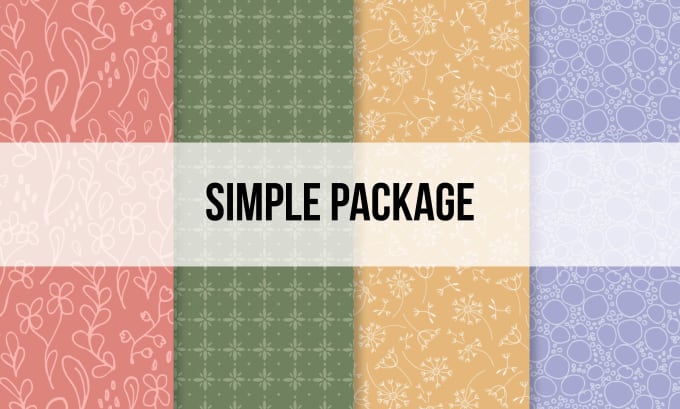 Create spunky seamless vector patterns for your products by ...