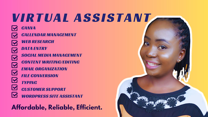 Be your smart short and long term virtual assistant by Lucyjules | Fiverr