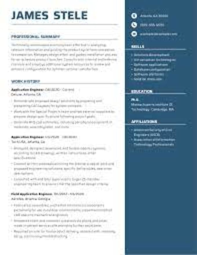 Make professional, attractive and with right keywords resume for you by ...