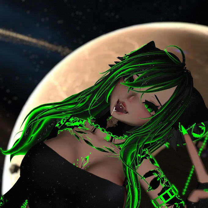 Custom 3d Vrchat Furry Avatar Vtuber Nsfw Vr Character Vroid Model By Sense2design Fiverr 
