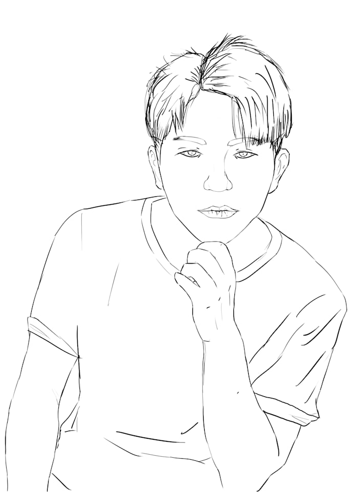 Draw vector line art illustrations by Lookillus | Fiverr