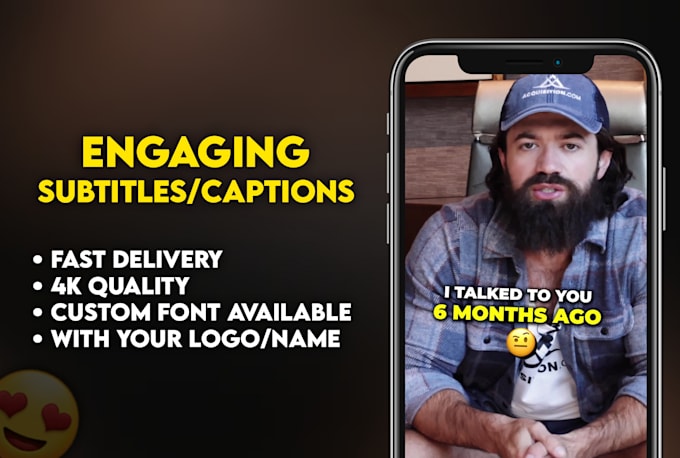 Create engaging subtitles youtube shorts, reels, tiktoks by Sandarurg ...
