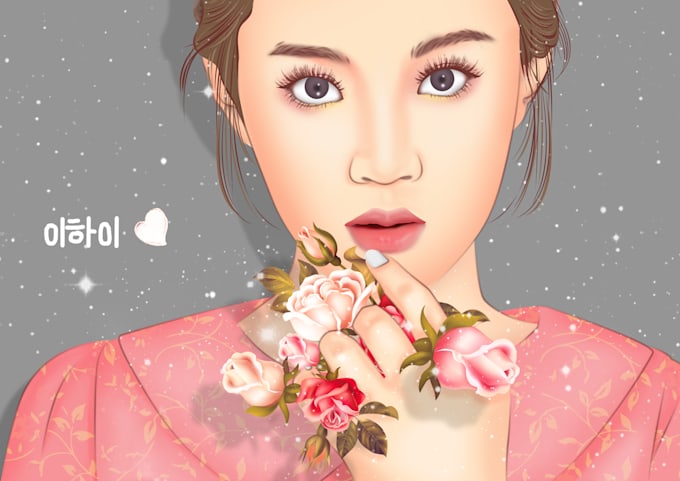 Draw close up digital art by Arsaaruna | Fiverr