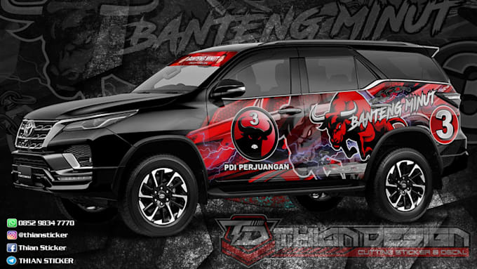Creat Any Sticker Design For Your Car By Aaronpieter Fiverr 4689
