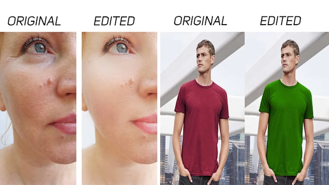 Edit images, backgorund remove, change color and skin retouch by Umutow ...