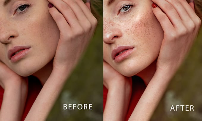 Edit body imperfections in natural way, skin retouching by Retoucherka ...