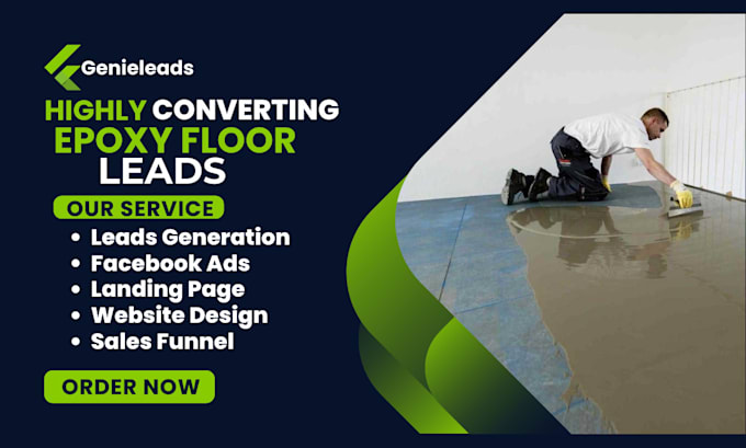 Generate epoxy flooring lead epoxy landing page epoxy sales funnel ...