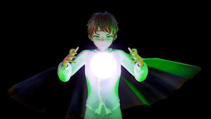 Create a render of your character using mmd by Harivod666 | Fiverr