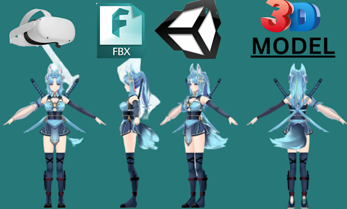 Create custom vrchat avatar, nsfw furry vr chat vroid vtuber vr chat avatar by Lack_gem | Fiverr