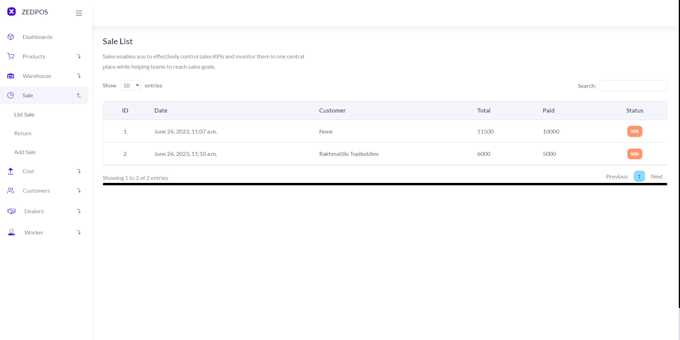 Do pos website using django by Salohiddin_dev | Fiverr