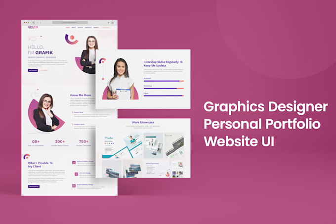 Create both professional and personal portfolios, as well as landing ...