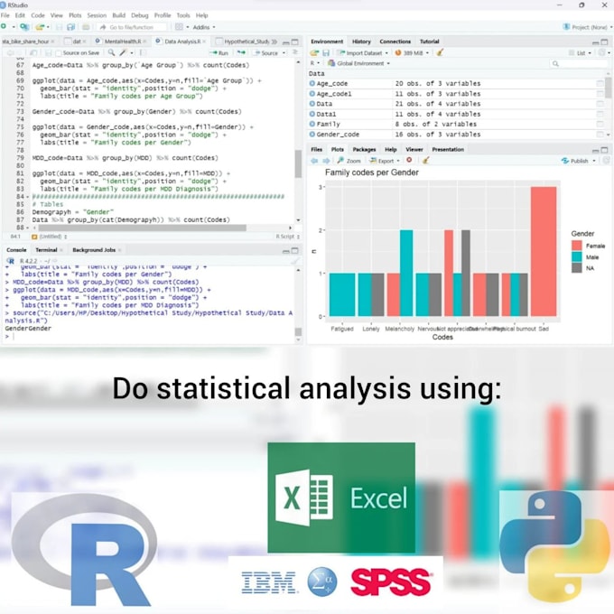 Do Statistical Analysis With Reports Using R Python Excel Or Spss By Rigank Fiverr