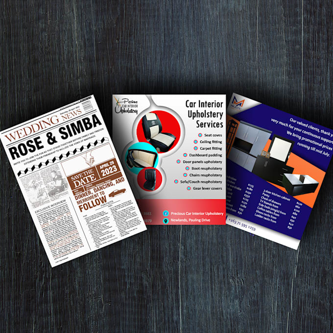 Create a flier for your business by Podadesigns | Fiverr